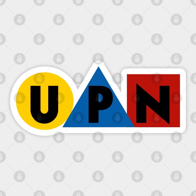 UPN Logo - Upn - Sticker | TeePublic